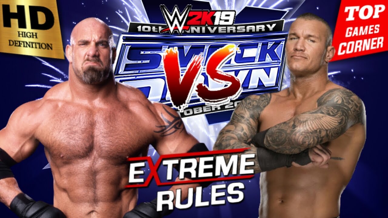 WWE 2k19 Gameplay - Goldberg vs Randy Orton - Extreme Rules - HD ...