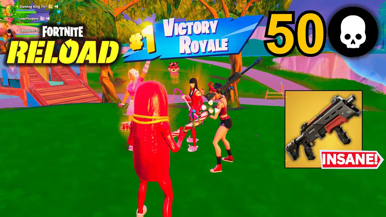 Fortnite Reload Zero Build Gameplay: High Kill Squads WIN - YouTube