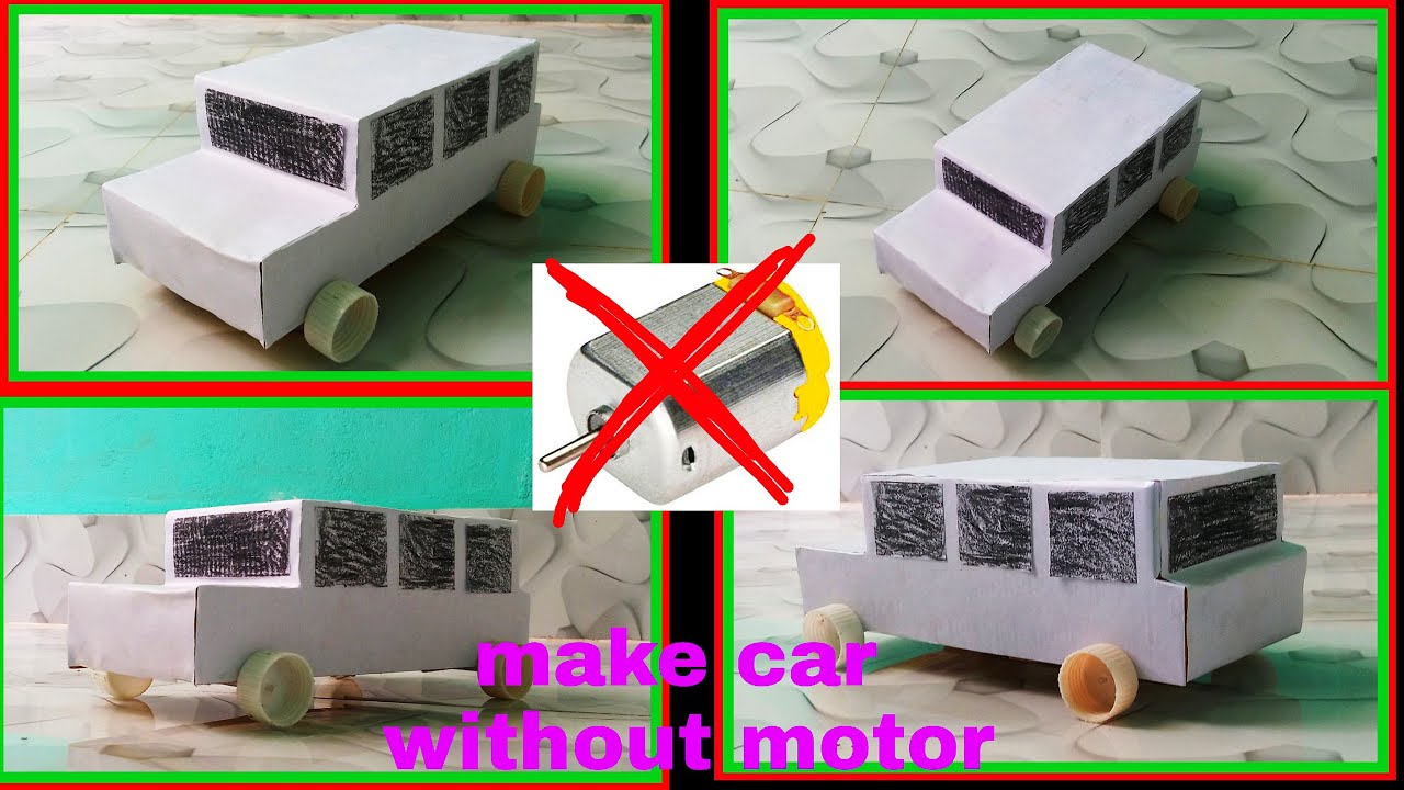 How to make without motor car || make paper car || Day paper car #car # ...