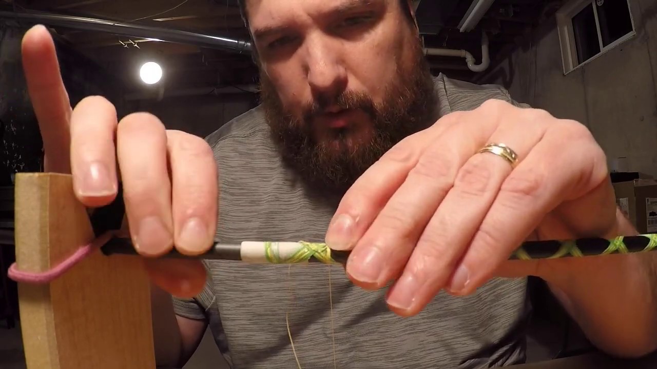 How To Build A Custom Fishing Rod (Part Two Decorative Wraps) - YouTube