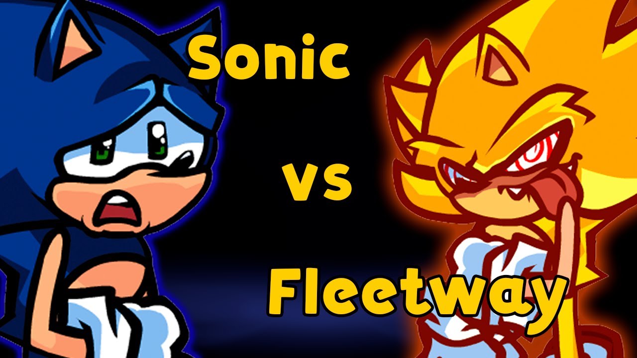 FNF Chaos Nightmare Sonic Vs Fleetway | FNF Mod - YouTube