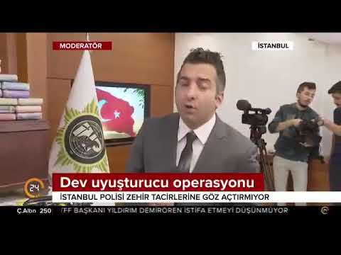 İstanbul Narkotik Polisi'nden dev operasyon / 24 TV / 11 Ekim 2017