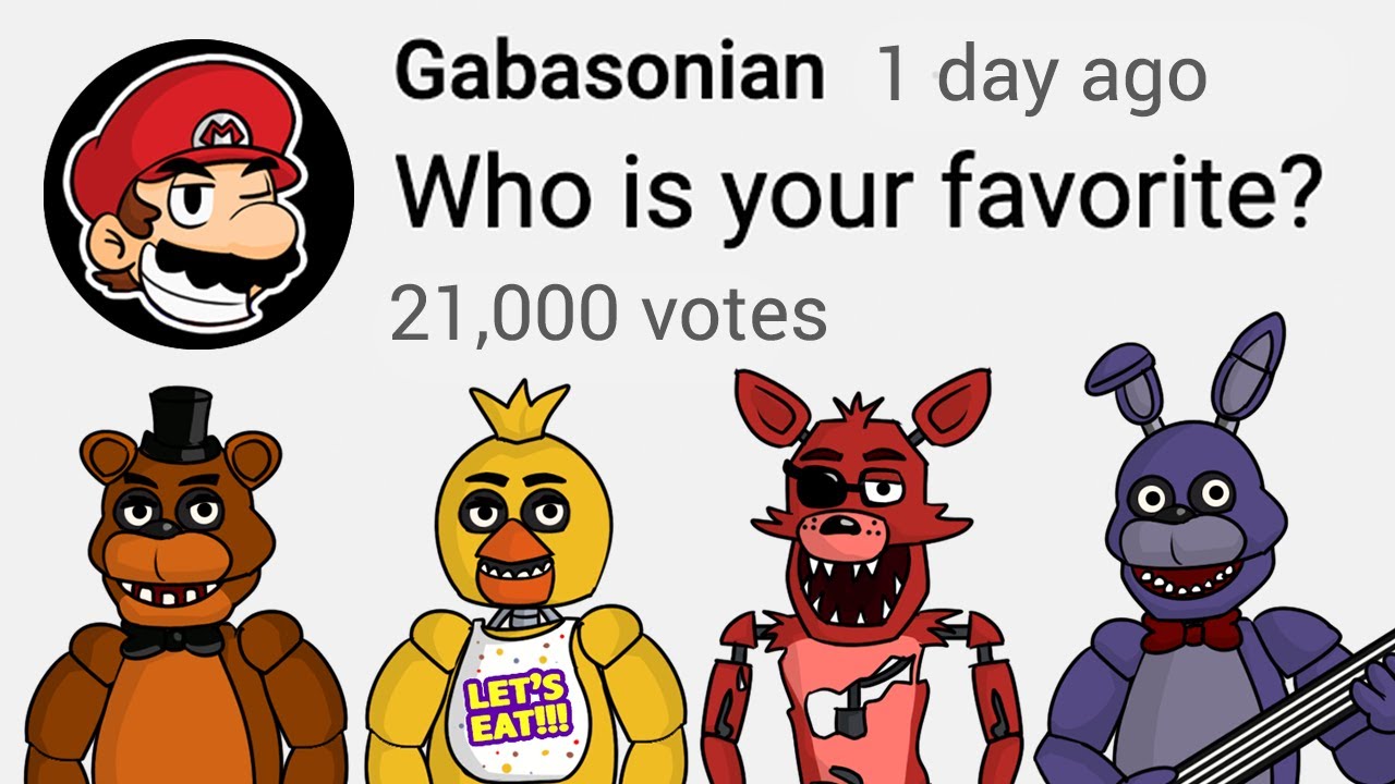 Favorite Five Nights at Freddy’s Character? - YouTube
