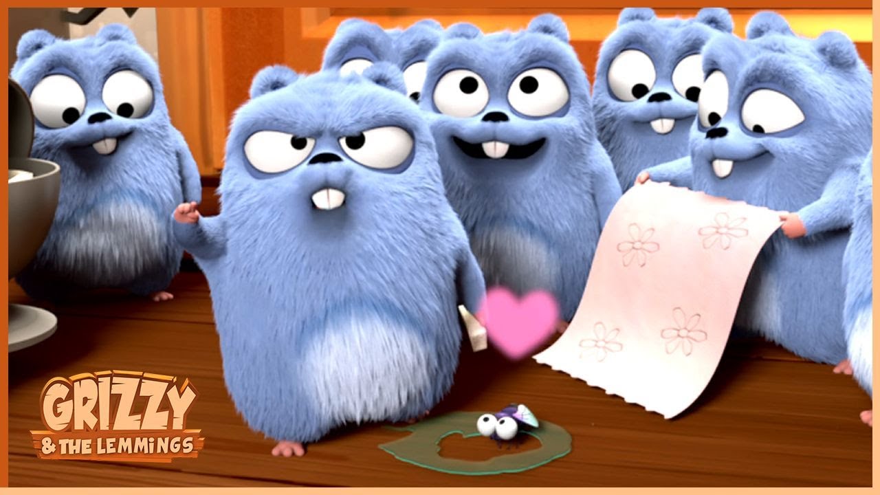 Yummy Fly | Grizzy & the lemmings | 55' Compilation | 🐻🐹 Cartoon for ...