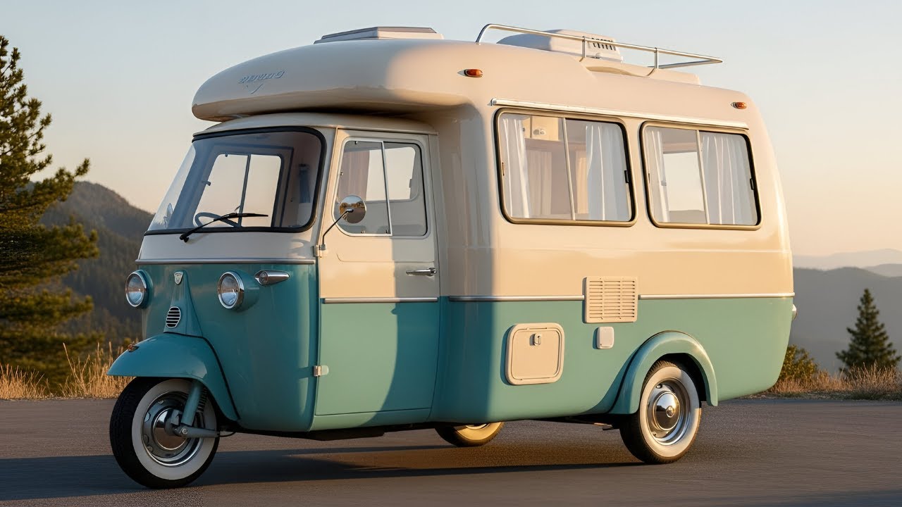This Futuristic 3-Wheel RV Makes Big Campers Obsolete - YouTube