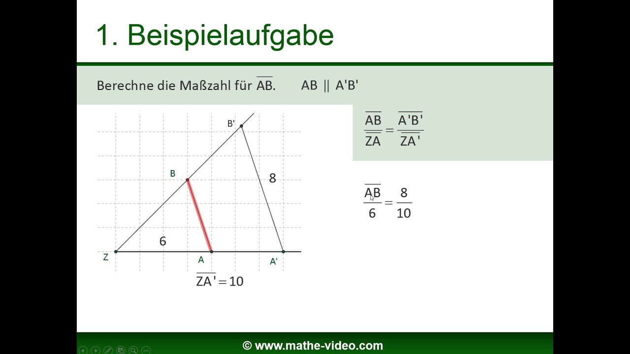 Vierstreckensatz - YouTube