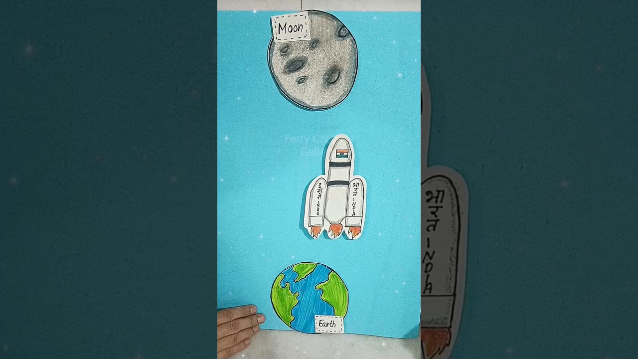 Chandarayaan 3 launch Craft with Paper,#isro ,#viral ,#india ,#shorts ...