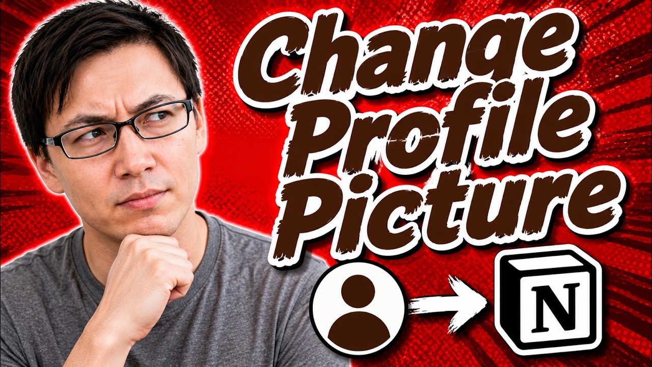 How To Change Profile Picture On Notion [2026 Guide] - YouTube