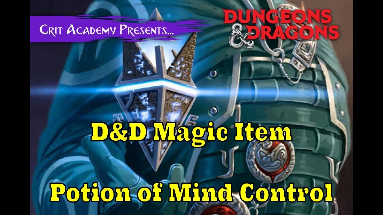 D&D Magic Item | Potion of Mind Control | Crit Academy - YouTube
