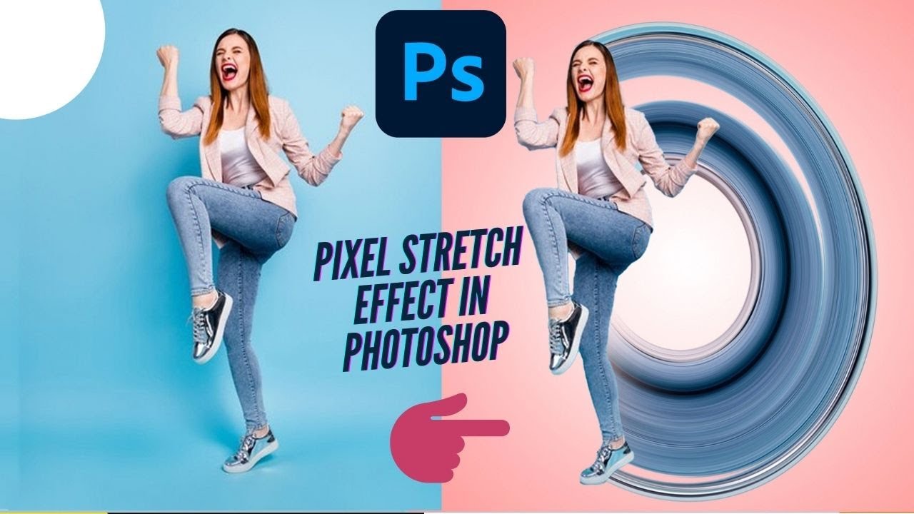 How to Make a Pixel Stretch Effect in Photoshop | Easy Photoshop ...