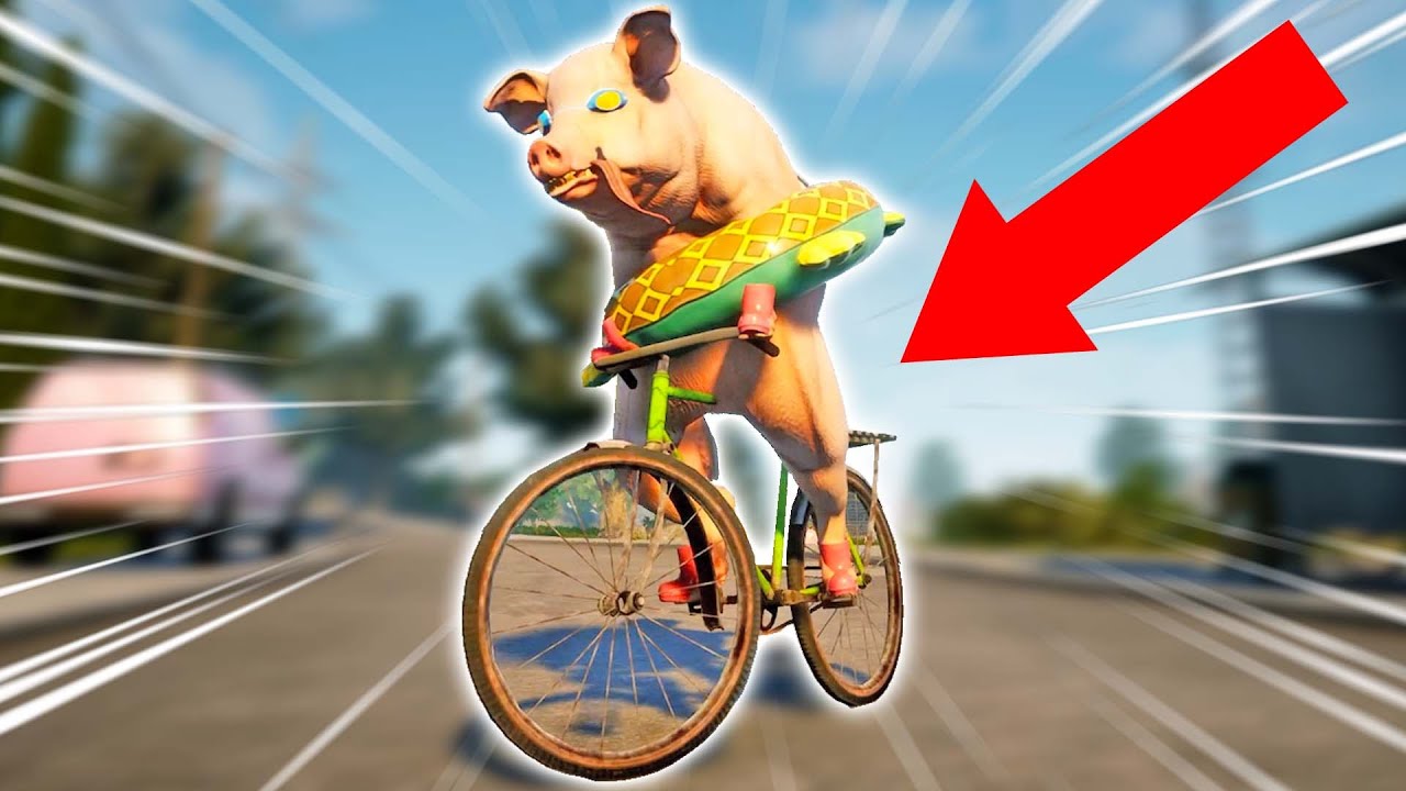 I TURNED INTO A PIG. (Goat Simulator 3) - YouTube
