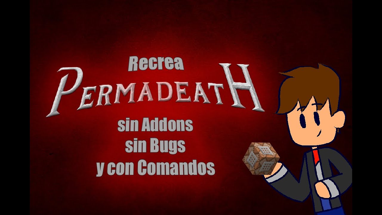 ☠️ Como hacer permadeath en minecraft pe ☠️ // Recrea Permadeath en ...