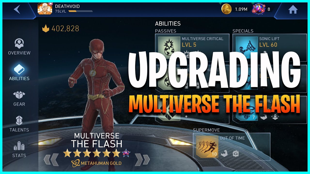 Injustice 2 Mobile | Upgrading Multiverse The Flash | Character Upgrade ...