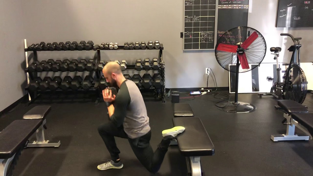 Goblet Bulgarian Split Squat - YouTube