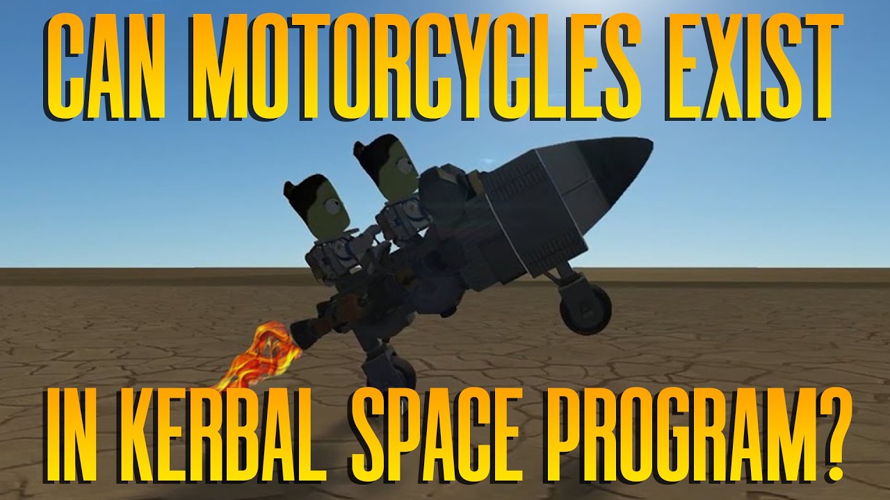Building A Motorbike in Kerbal Space Program - YouTube