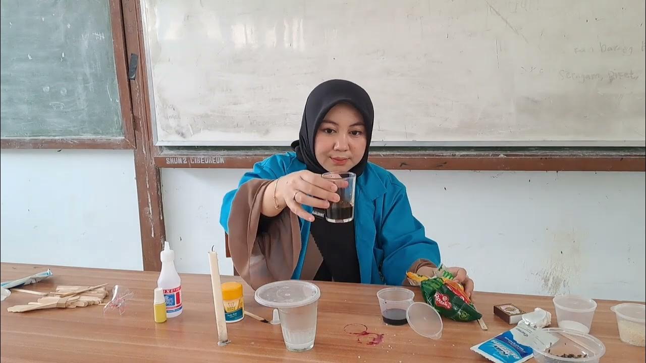 Tugas Bimtek Kalab angkatan 41 UPI praktikum kimia sederhana - YouTube