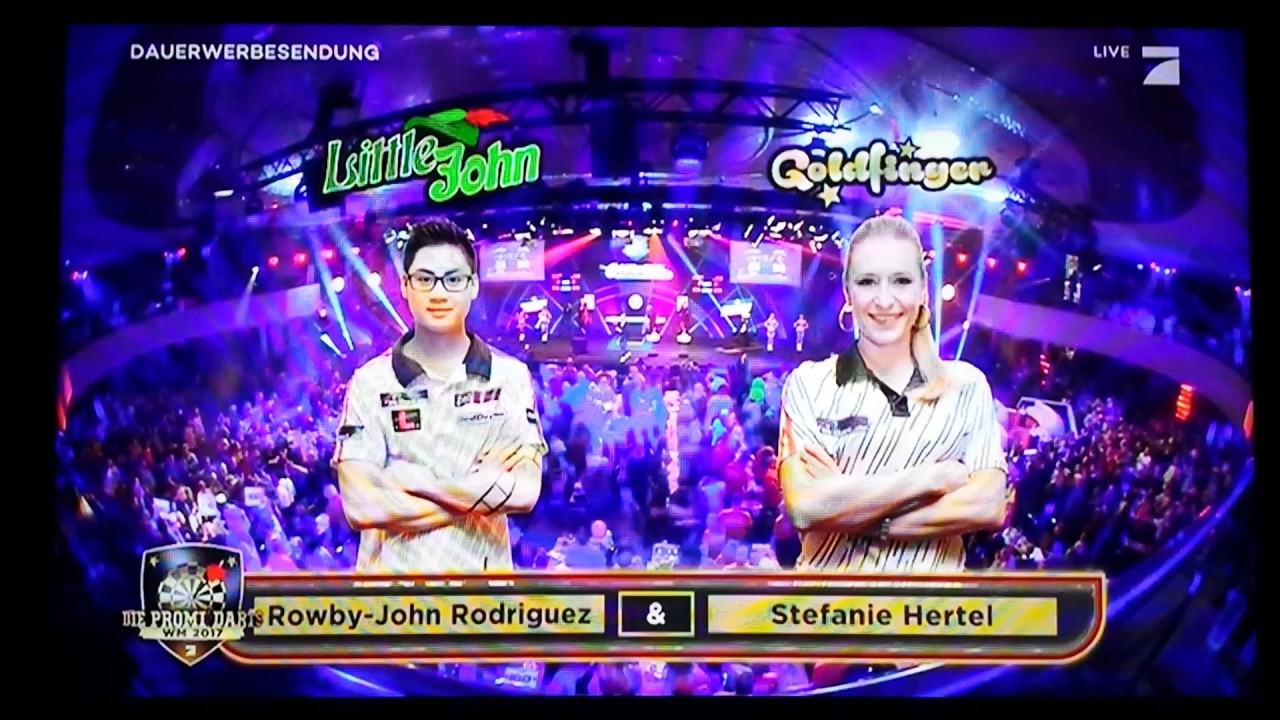 Rowby-John Rodriguez Walk On // Promi Darts Wm 2017 - YouTube