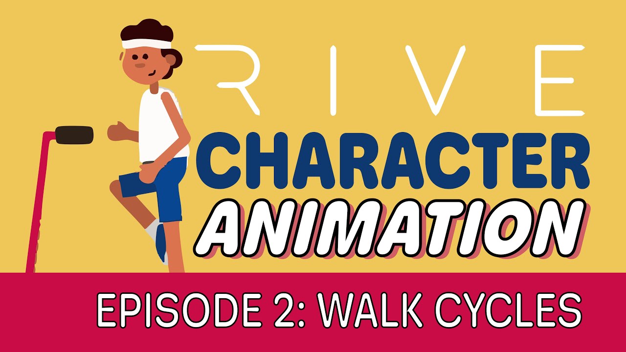 Rive Character Animation course. Episode 2: Walk cycles - YouTube