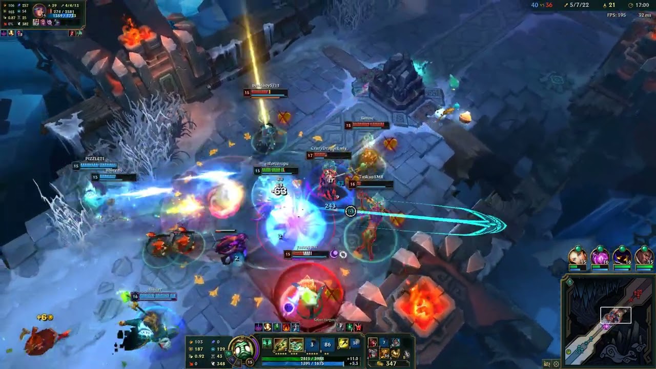 League of Legends - 5-man Amumu ult (ARAM) - YouTube