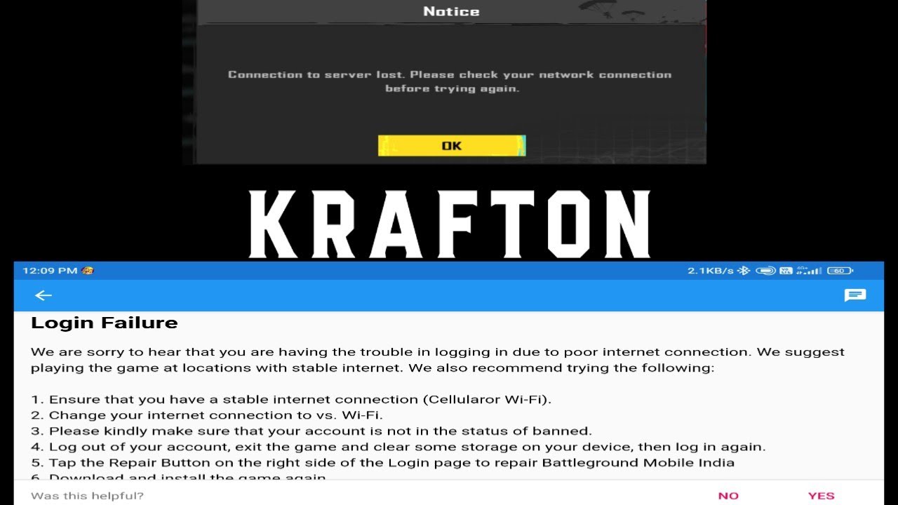 Bgmi login failur||bgmi resource dawnload problem||bgmi server ...