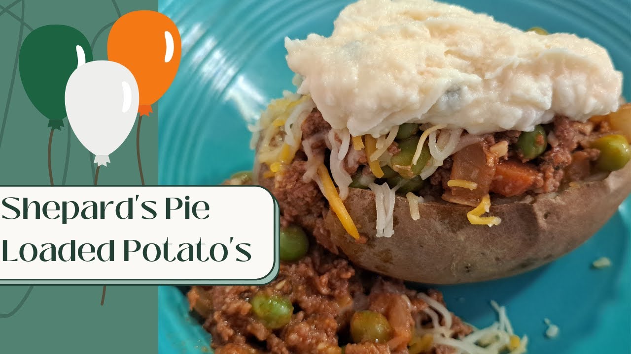 Shepard's Pie Loaded Potato's - YouTube