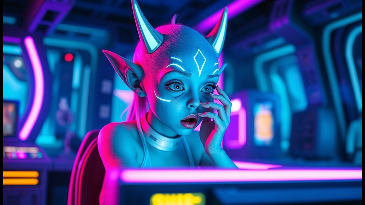 Intergalactic Romance: Only a Human Would Answer the Alien Girl's Call ...