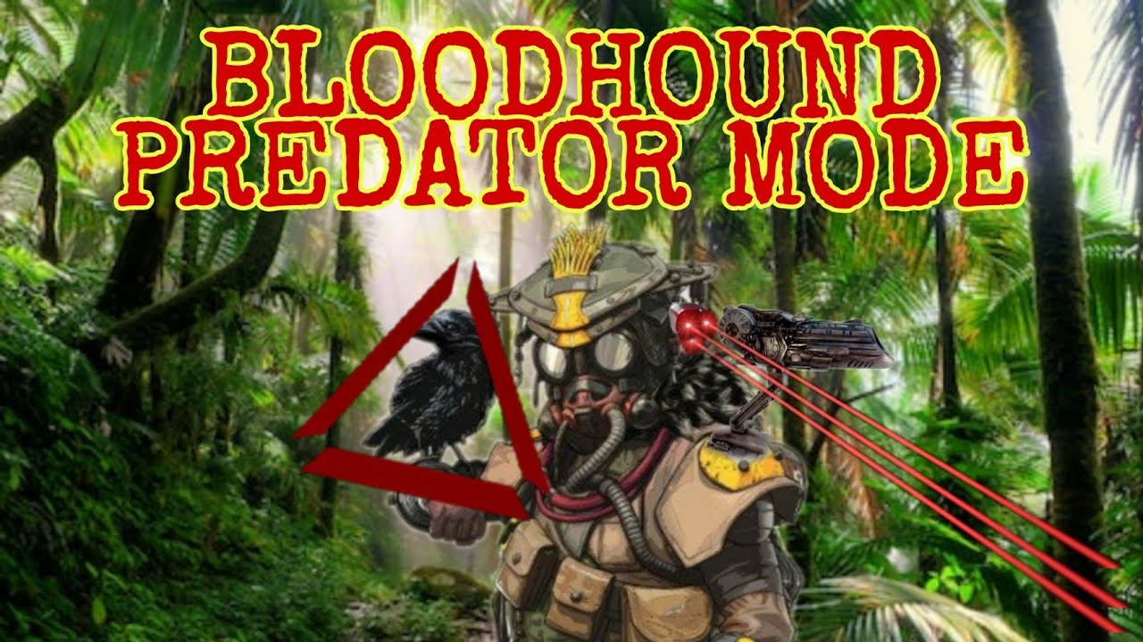 Bloodhound Goes Predator Apex Legends - YouTube