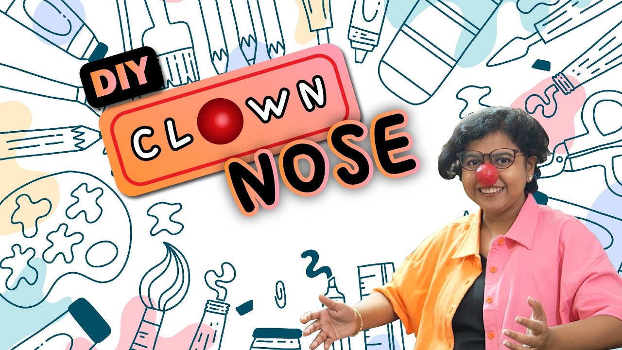 DIY Clown Nose with Paper and Balloon - YouTube