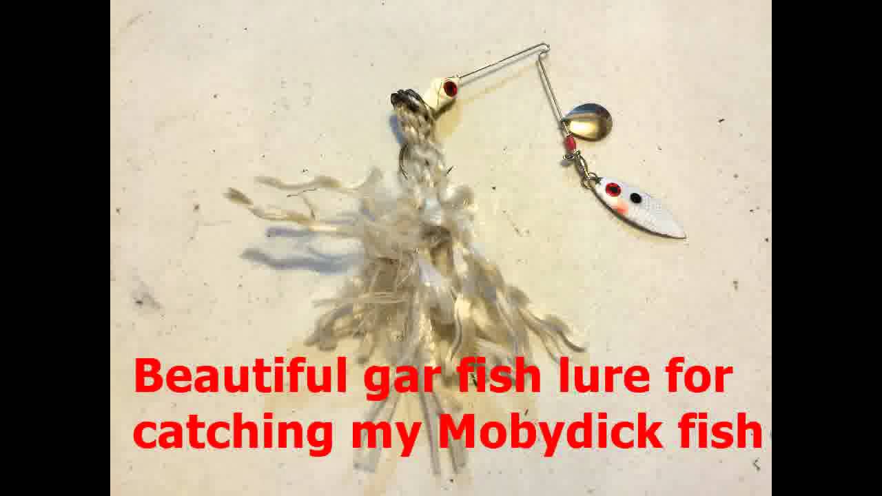 how to make a gar fish lure - diy - YouTube