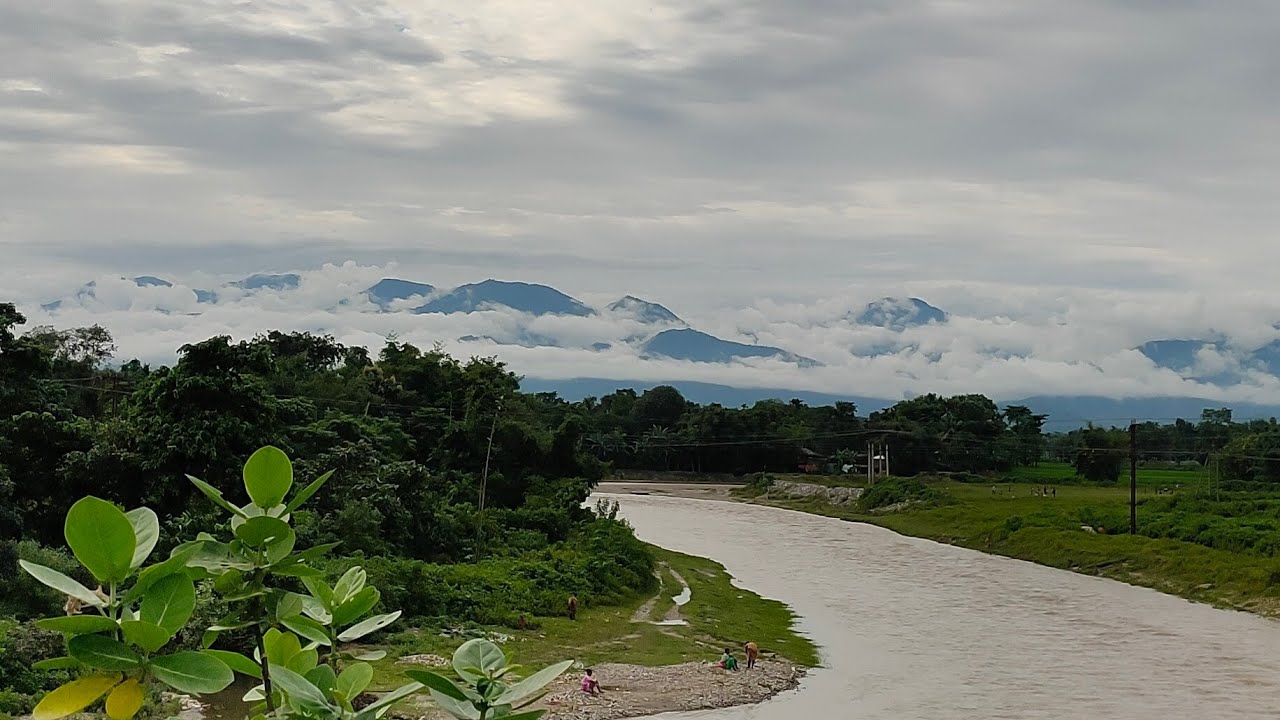 kharibari nepal pahar mountain । Darjeeling me plen rode bloging bike ...