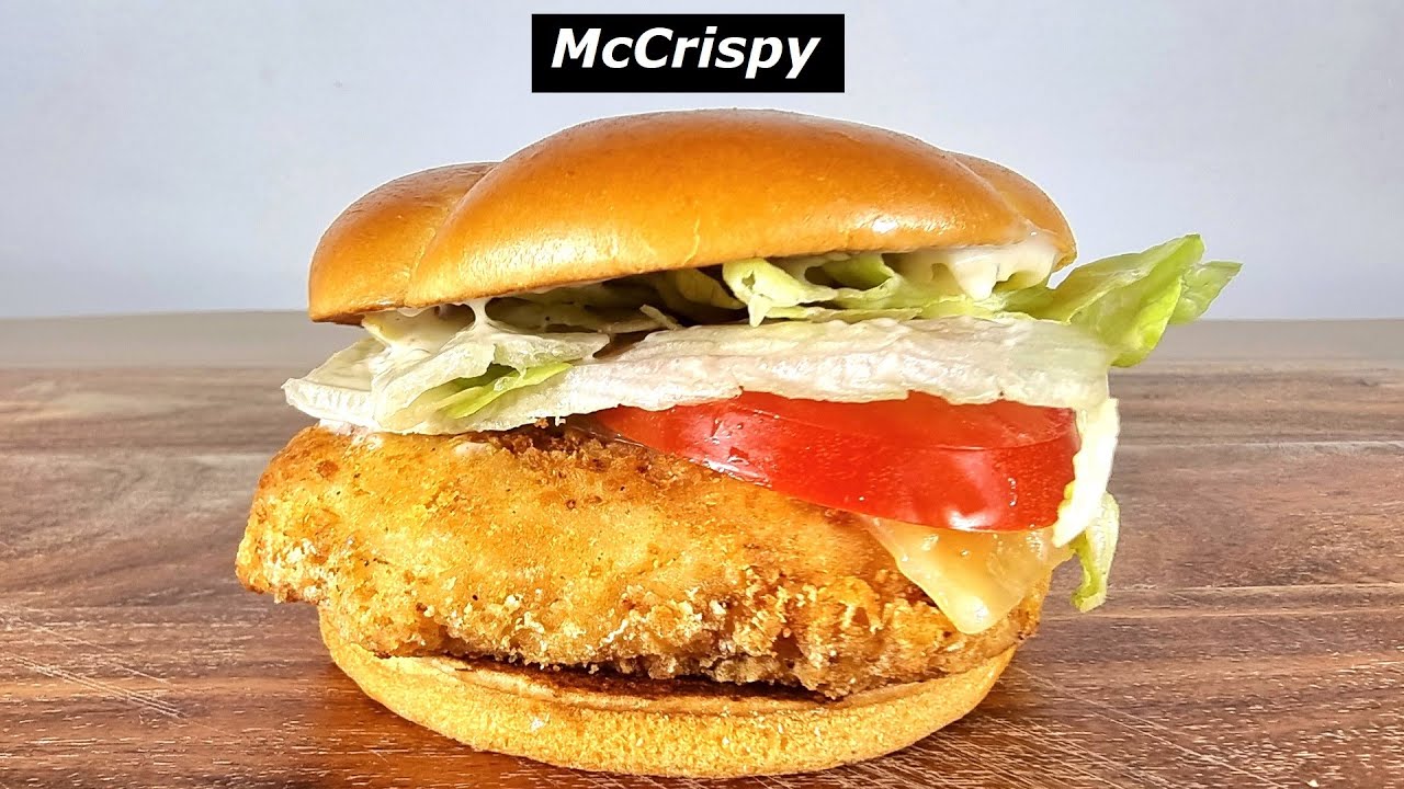 McCrispy (McDonald's // Australia Release) - REVIEW - - YouTube