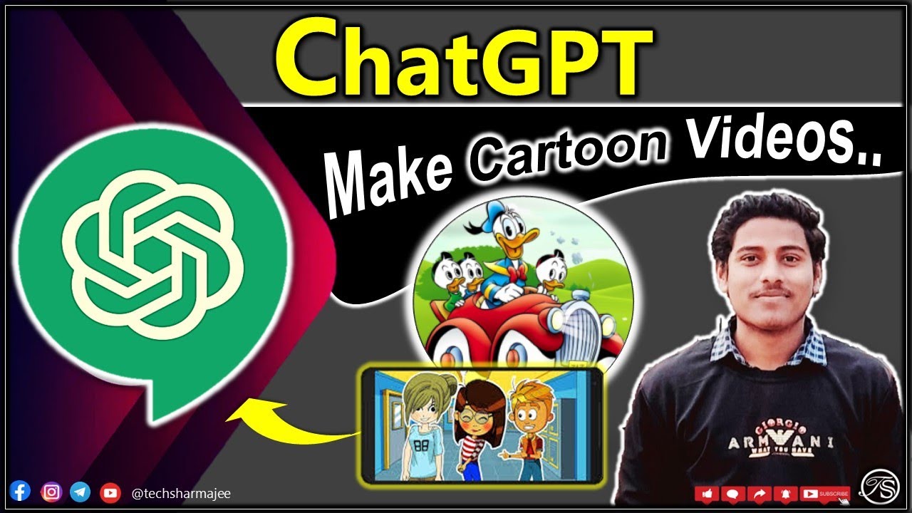 How to Make Youtube Cartoon Video use GhatGpt and Steve Ai. Free Make ...
