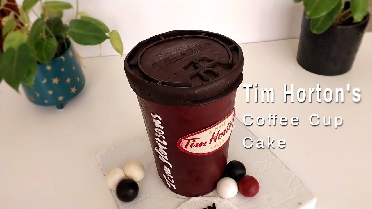 Tim Hortons Coffee Cup cake | Tall Coffee Cup cake | How to - YouTube