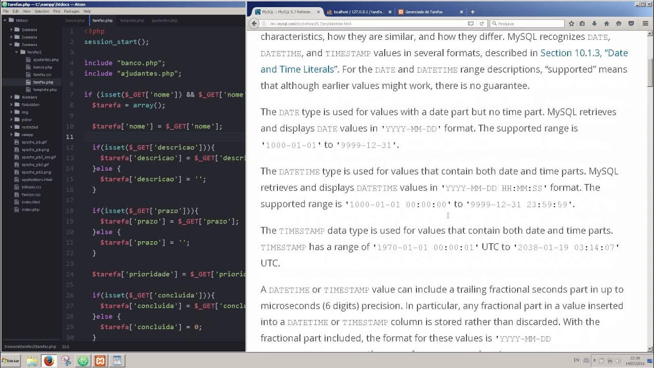 Semana 3 - Videoaula 1 (parte 2) - Integrando PHP com MySQL - YouTube