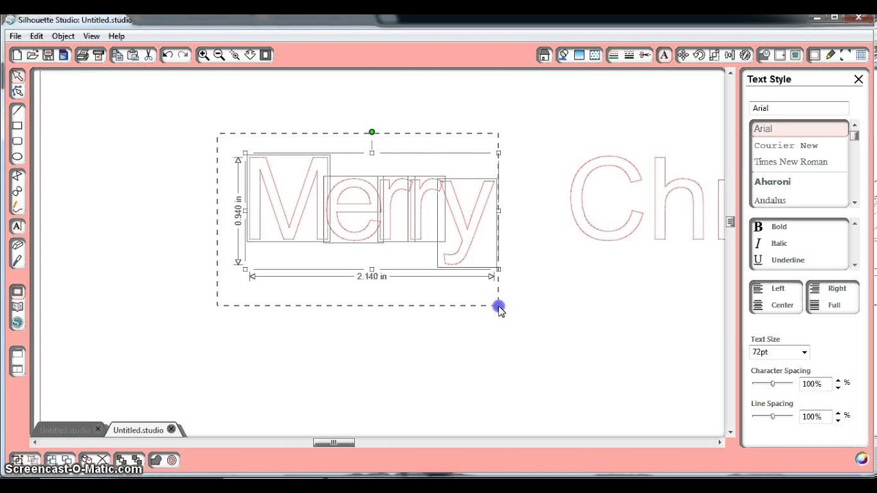 Welding Letters on the Silhouette Studio - YouTube