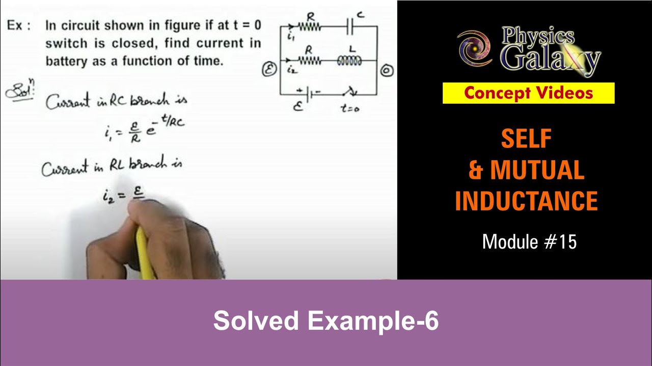 Class 12 Physics | Self & Mutual Induction | #15 Solved Example-6 on ...