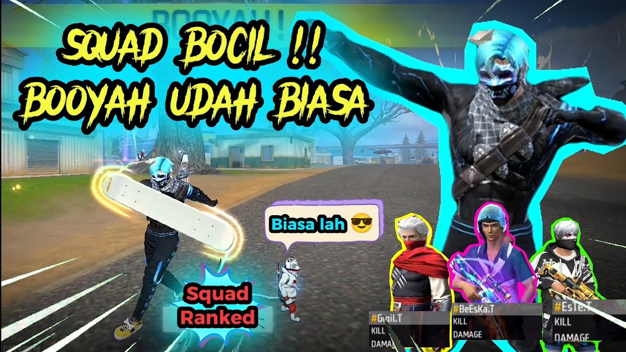 Squad Bocil Nih Boss Senggol Dong !! 😎 Free Fire Max Gameplay - YouTube