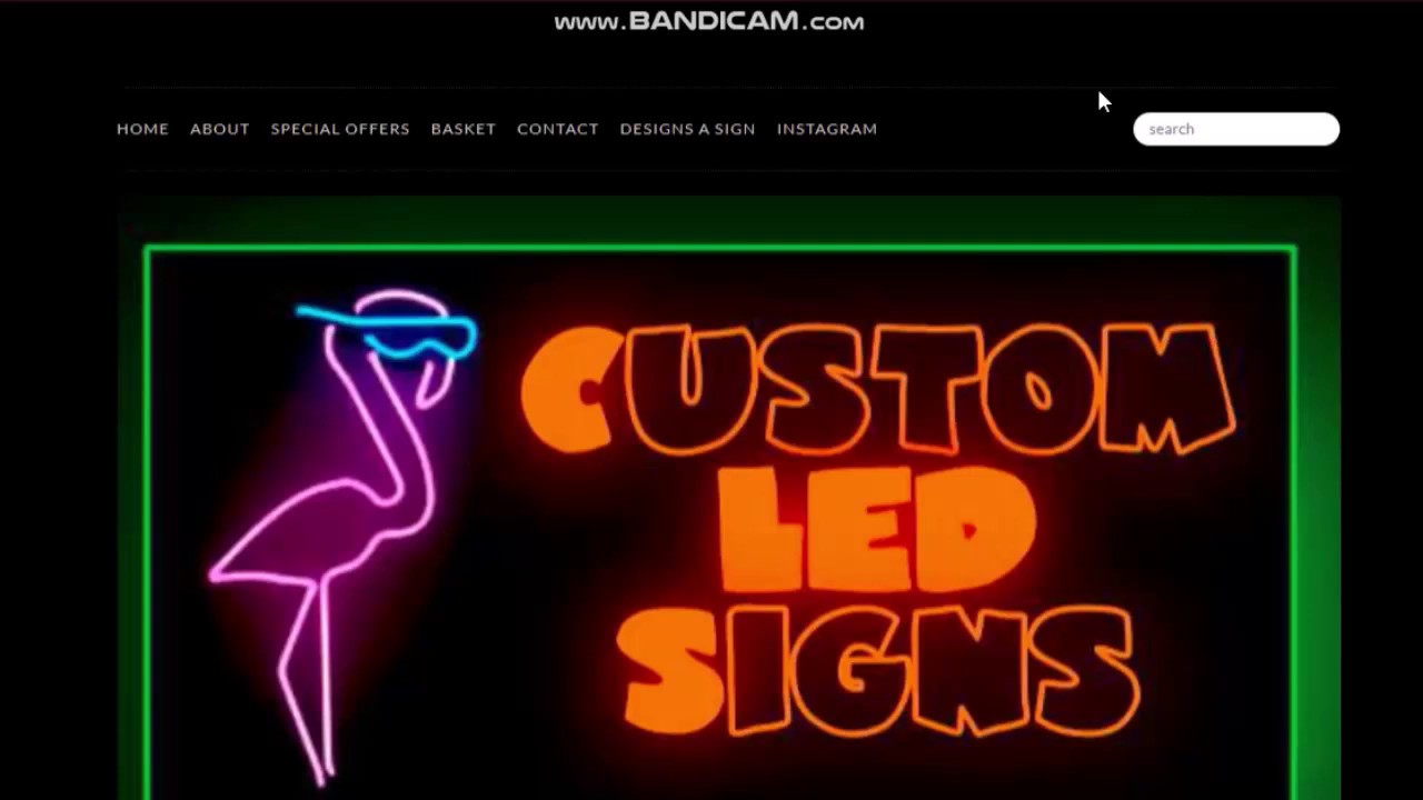 9000-LED-SIGNS - Custom design your own sign - YouTube