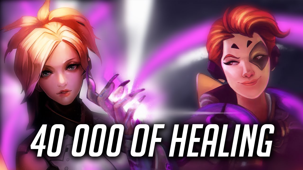 Overwatch Competitive #9 - 4 Round Match and 40k of Healing - YouTube