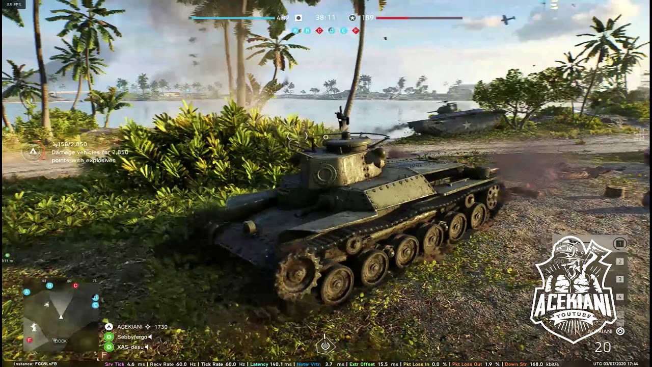 BATTLEFIELD 5 TANKS VS TANKS AND PLANES |BATTLEFIELD5| |ACEKIANI| - YouTube