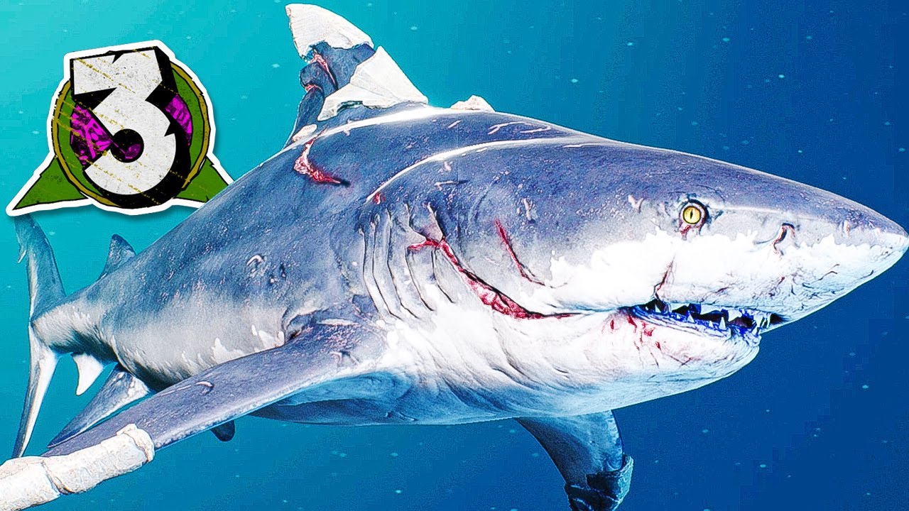 Maneater - ADULT SHARK EVOLUTION - Part 3 - YouTube