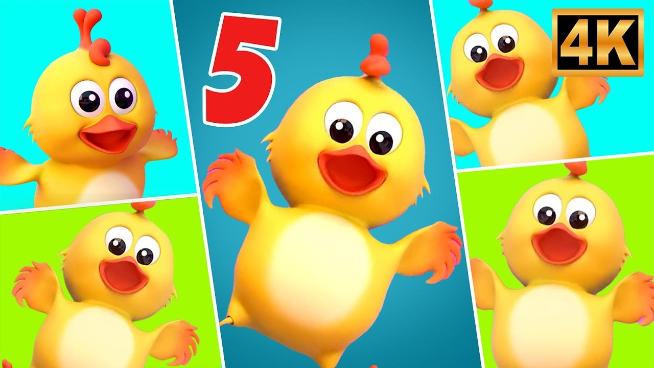 Five Little Chicks Nursery Rhymes And Baby Songs - YouTube