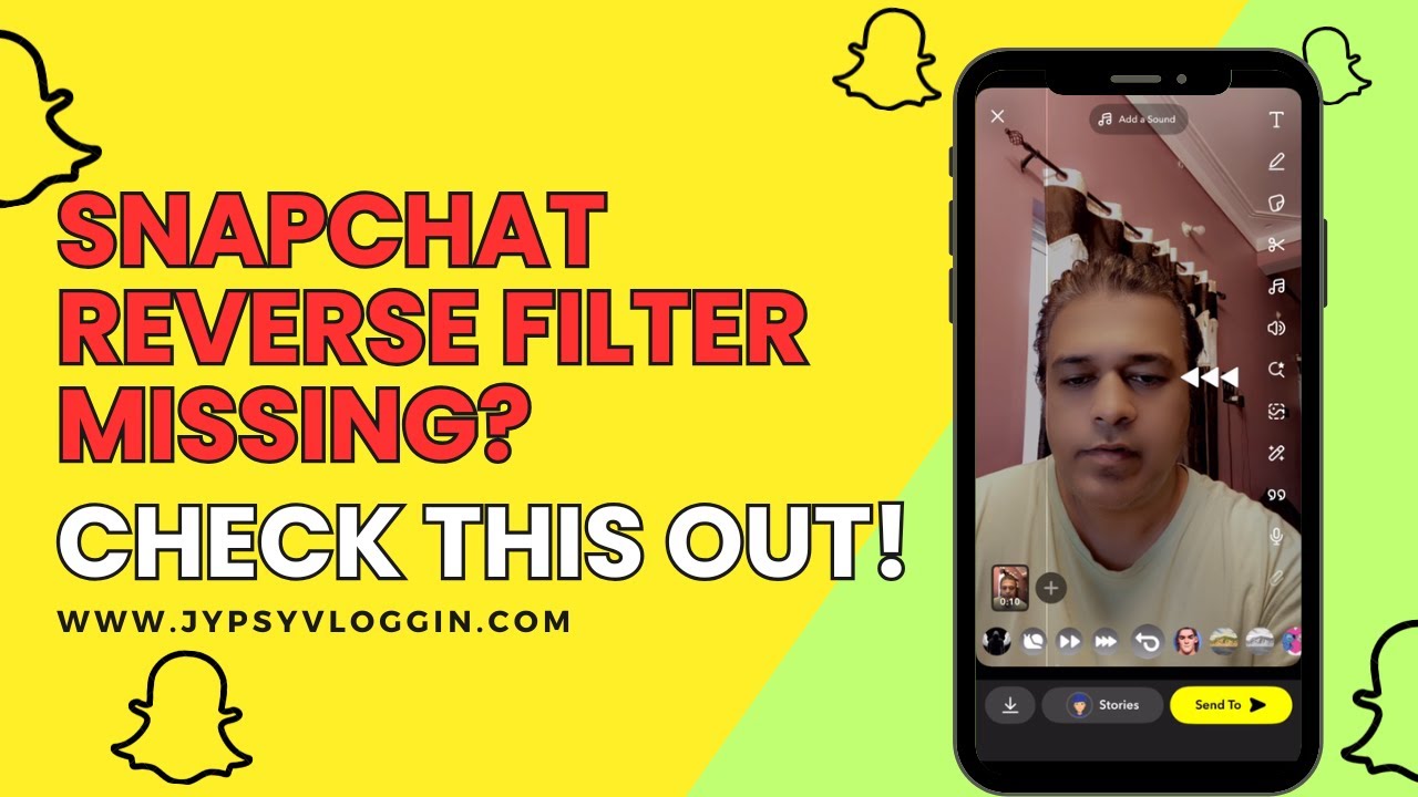 Snapchat reverse filter missing? Check this out! - YouTube