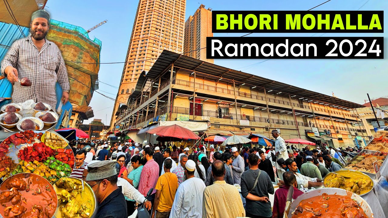 Bhori Mohalla Bhindi bazar Mumbai Ramadan Street Food 2024 | Bhindi ...