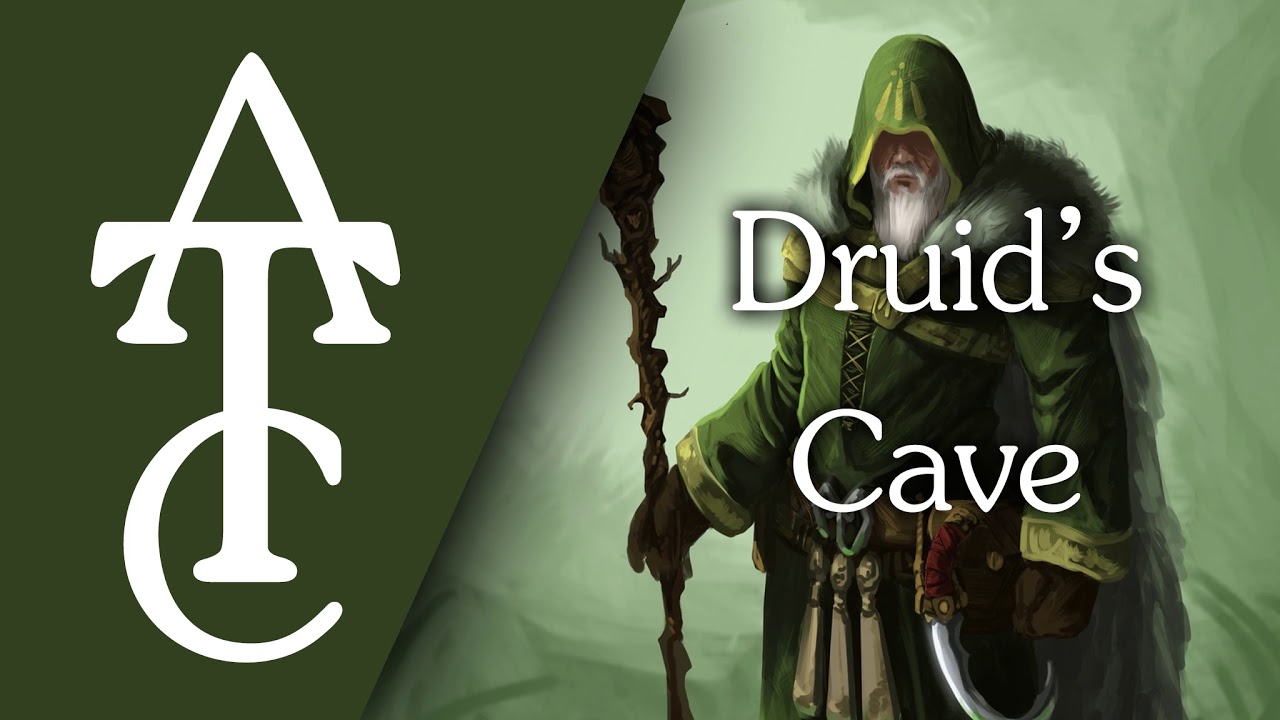 RPG | D&D Ambience - Druid's Cave (druid singing, cauldron, nature ...
