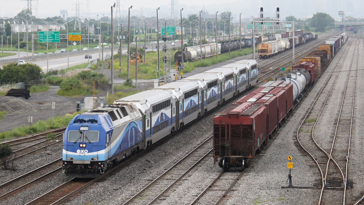 AMTL/EXO Bombardier Multi-level Cars! EXO 1359/AMTL 1359 and EXO 3018 ...