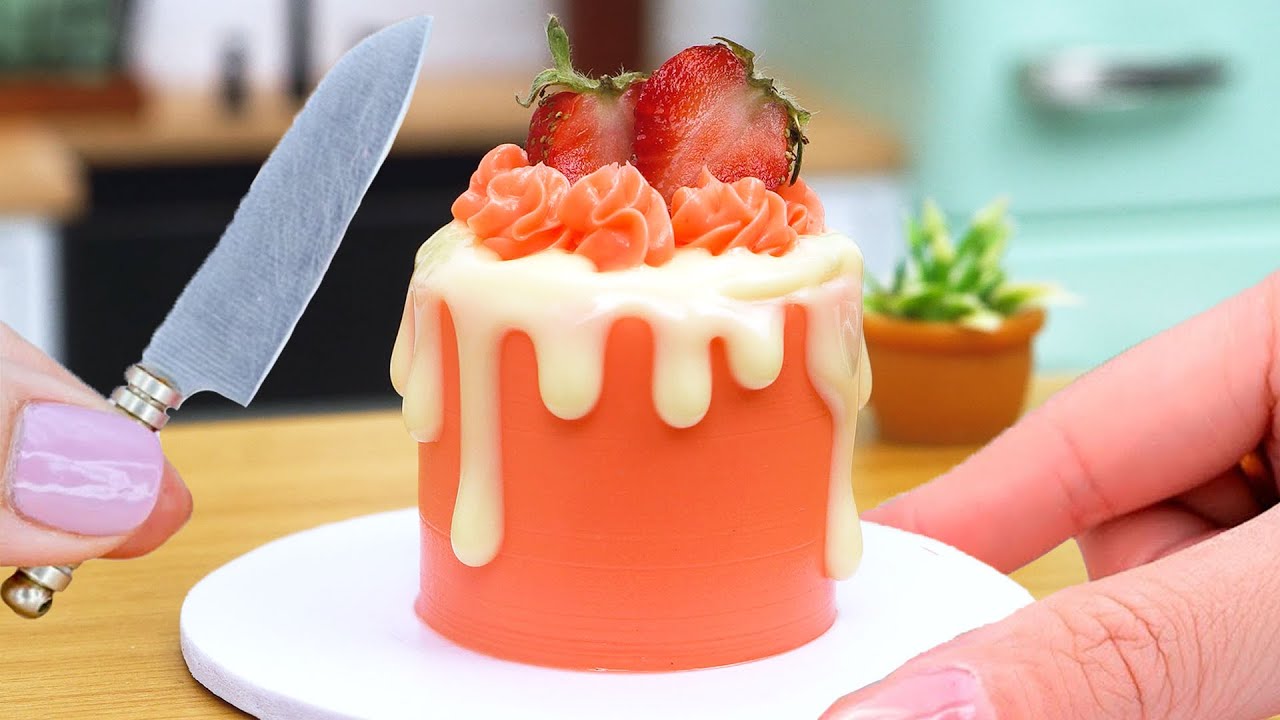 Amazing Miniature BIRTHDAY CAKE | Easy and Tasty Mini Yummy Recipe ...