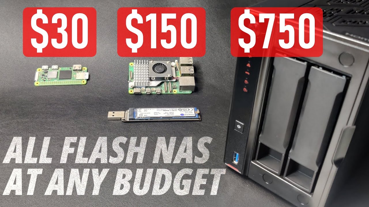 I built 3 budget tiers of SSD NAS and you can too! - YouTube