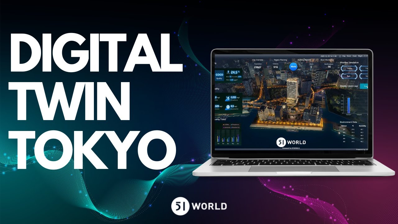 DIGITAL TWIN TOKYO POWERED BY 51WORLD - YouTube