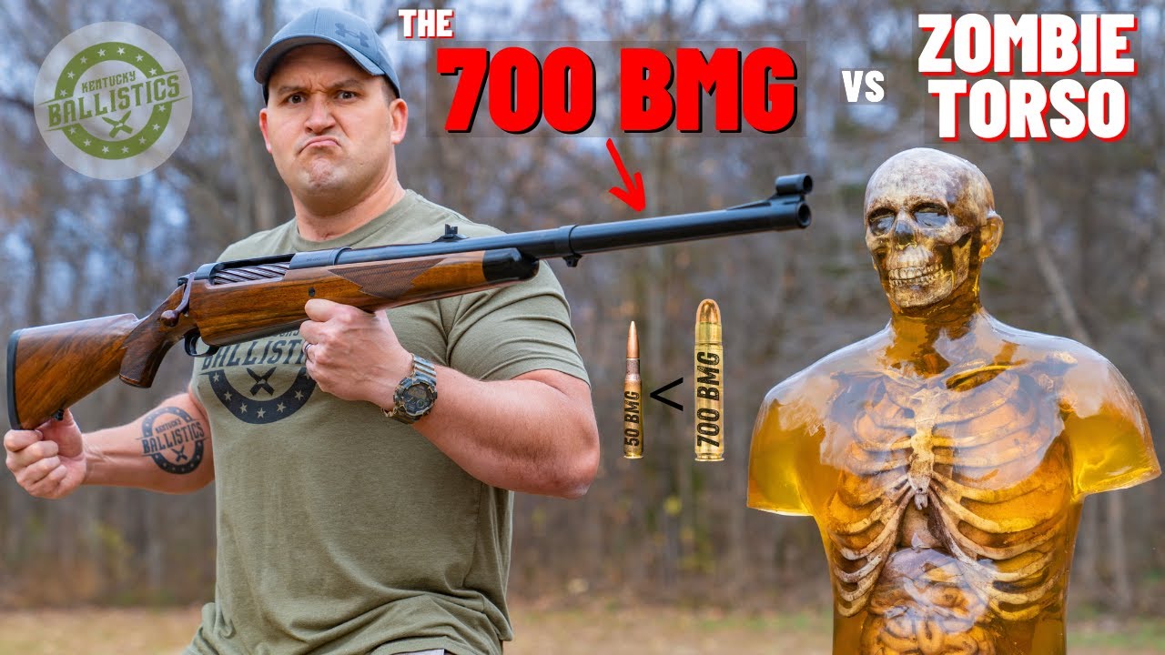 700 BMG Rifle vs Zombie Torso (How Powerful Is 700 BMG ???) - YouTube